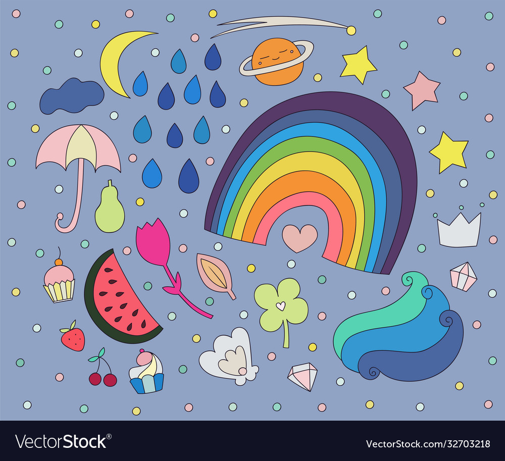 Happy pattern Royalty Free Vector Image - VectorStock