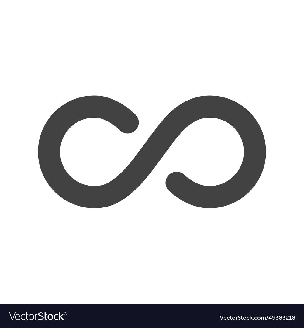 Infinity icon image Royalty Free Vector Image - VectorStock