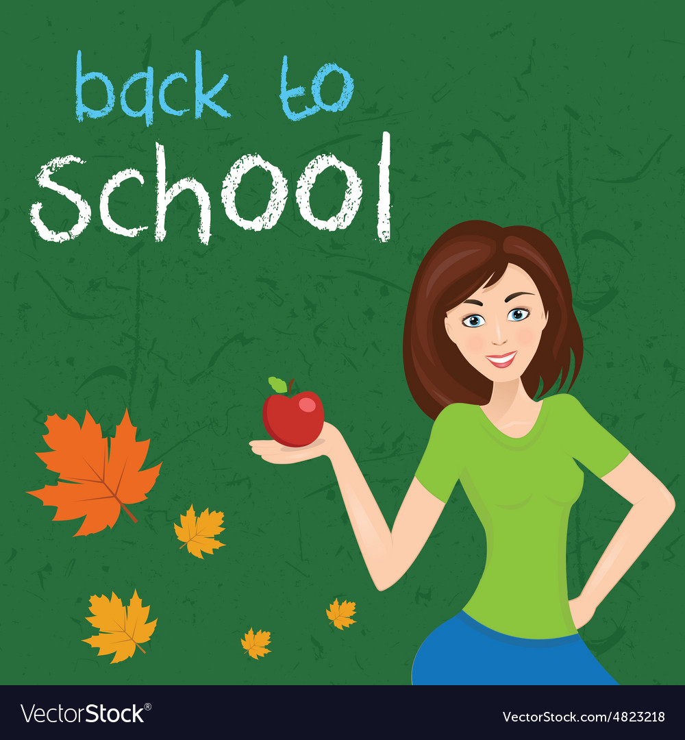 Teacher In School Classwith School Board With Text teacher-in-school-classwith-school-board-with-text