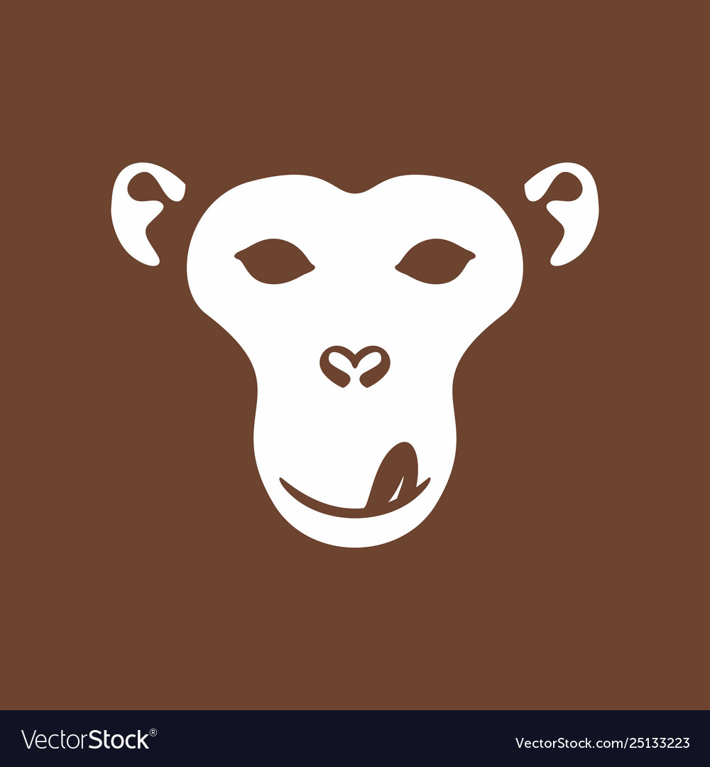 Monkey-face Royalty Free Vector Image - VectorStock