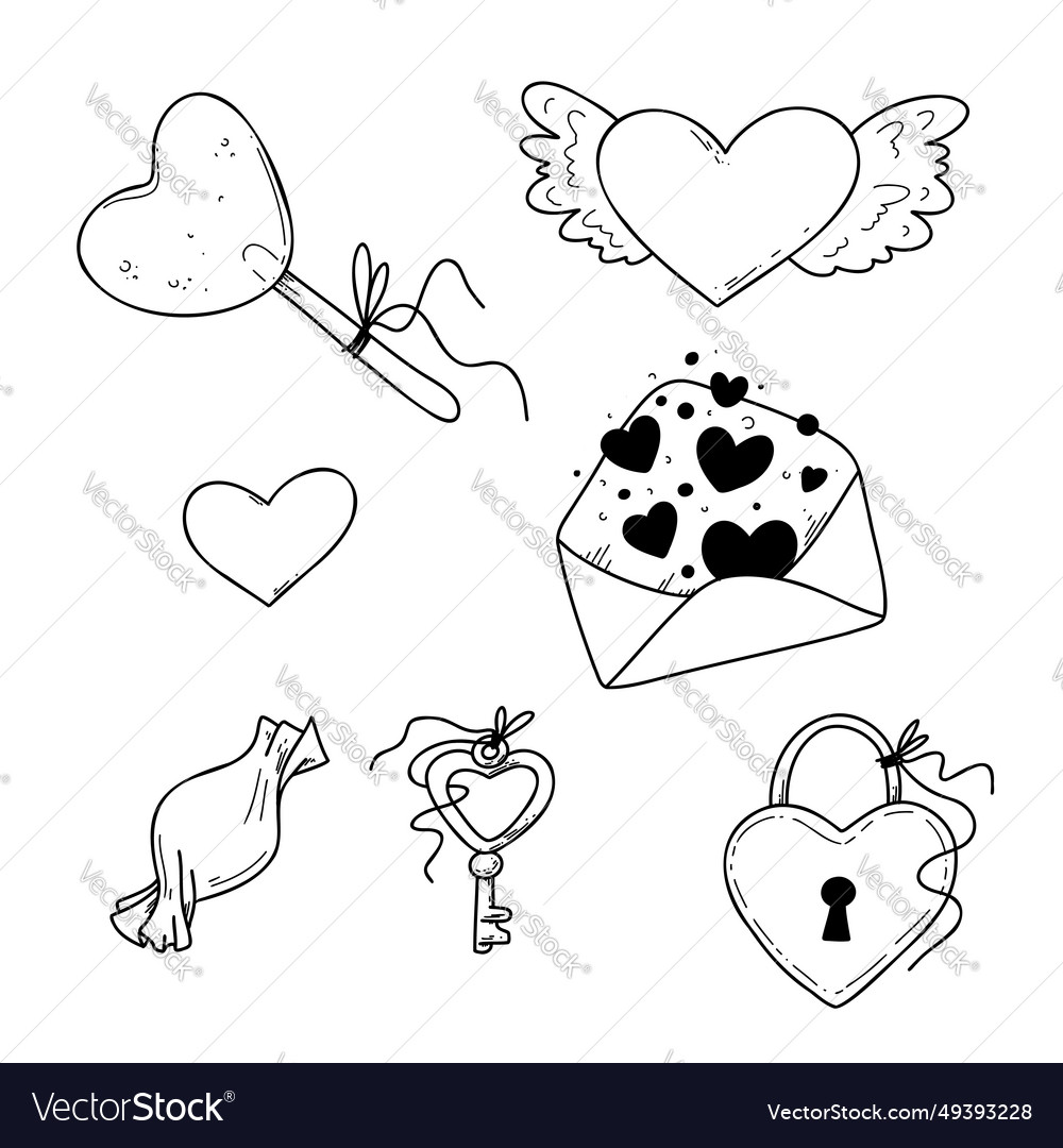 Cartoon elements Royalty Free Vector Image - VectorStock