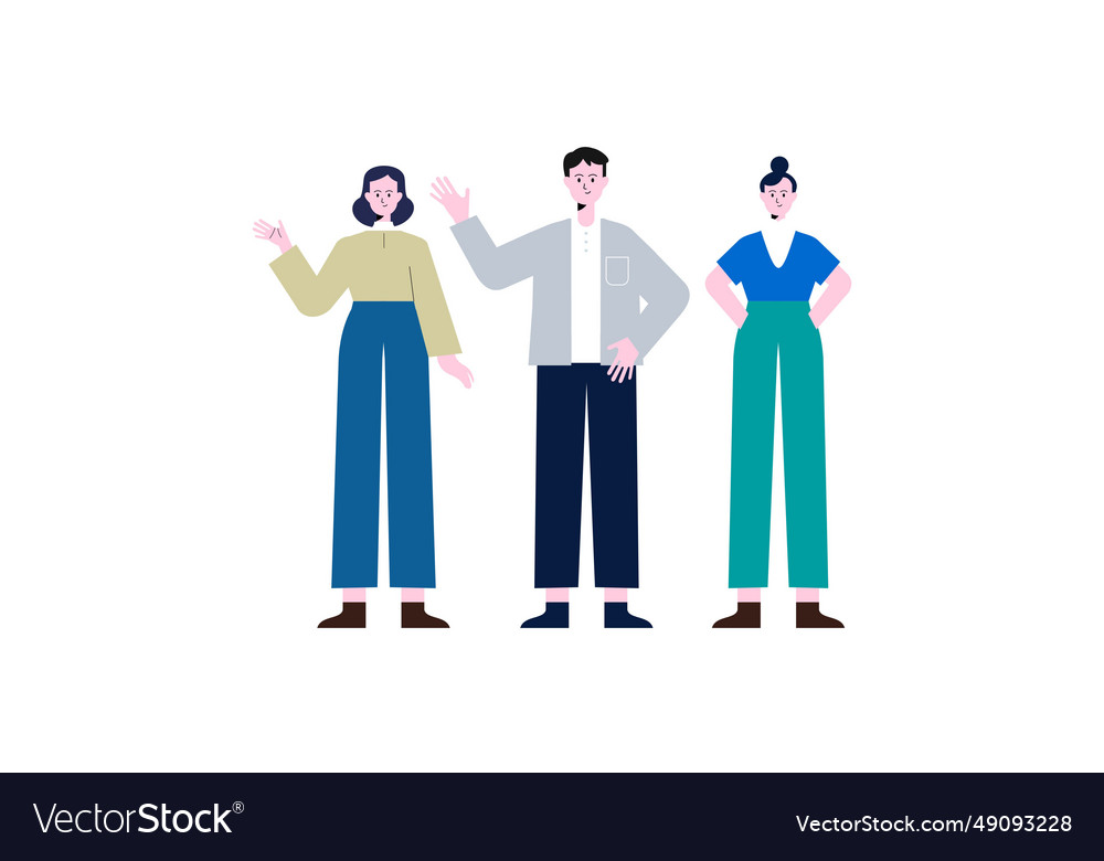 Group of business people Royalty Free Vector Image