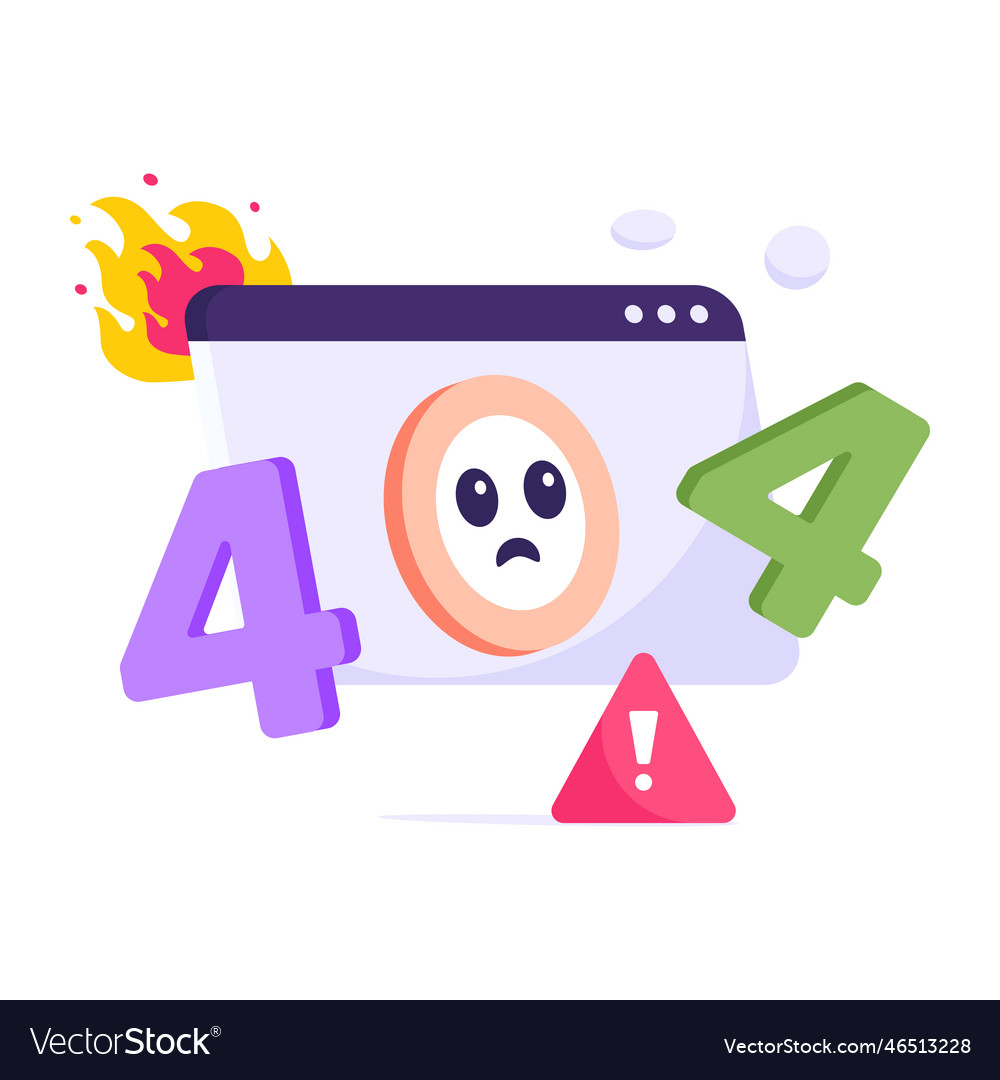 Website issue Royalty Free Vector Image - VectorStock