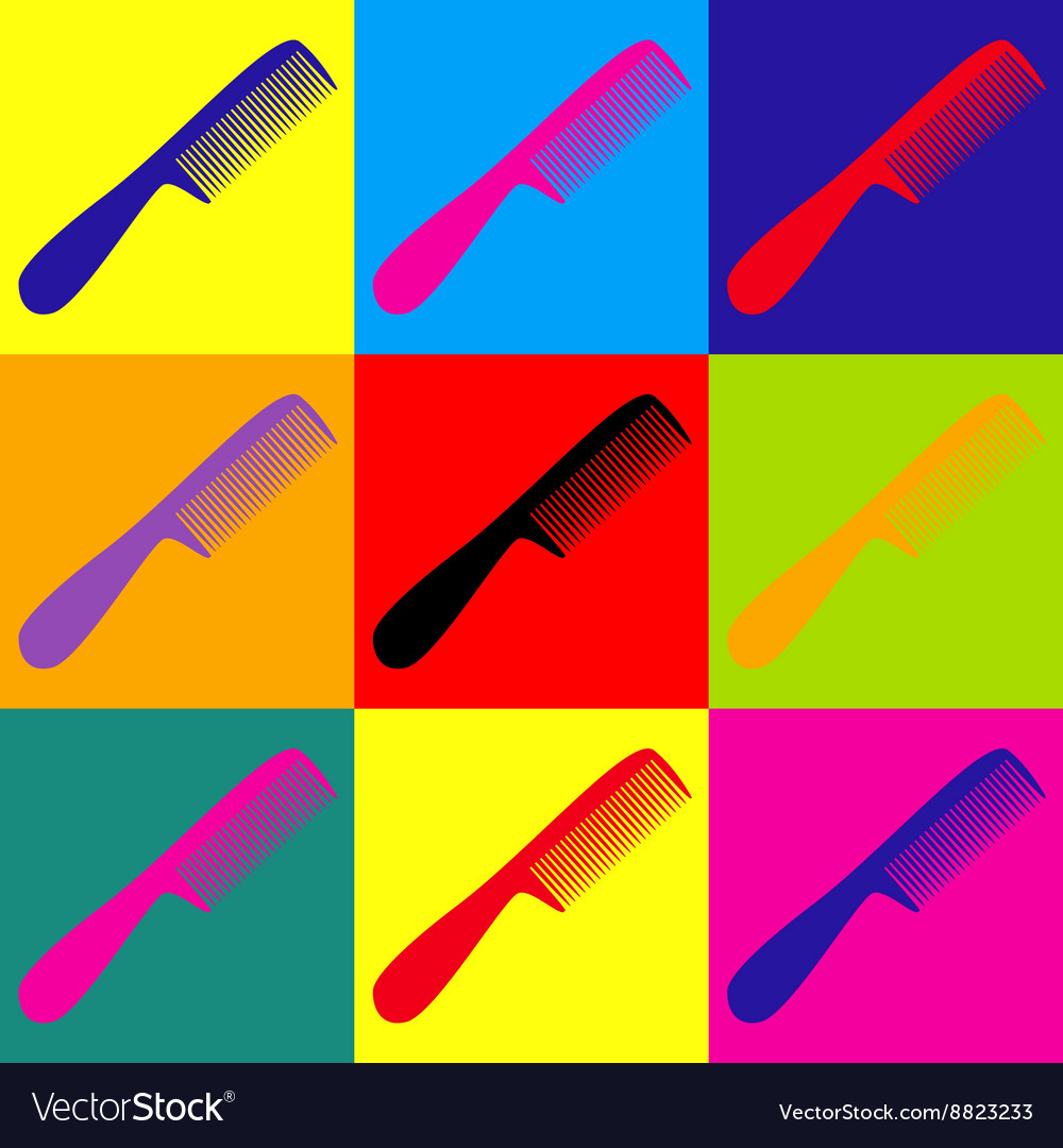 Comb simple icon Royalty Free Vector Image - VectorStock