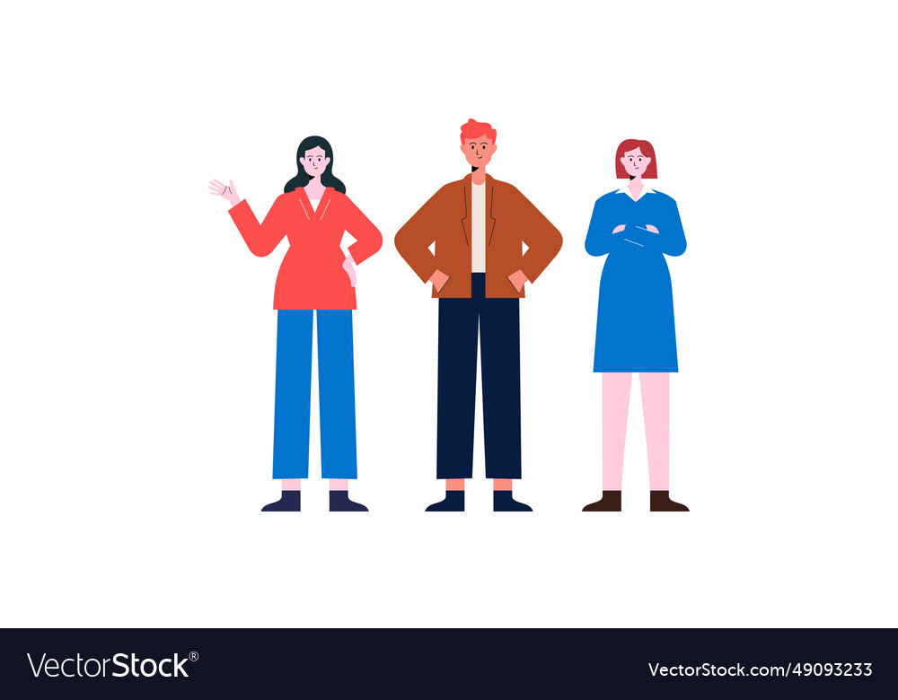 Group of business people Royalty Free Vector Image