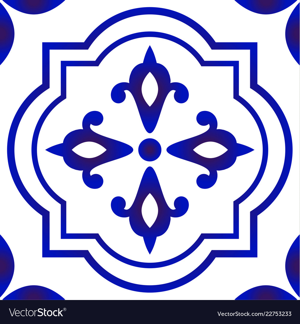 Tile pattern seamless Royalty Free Vector Image