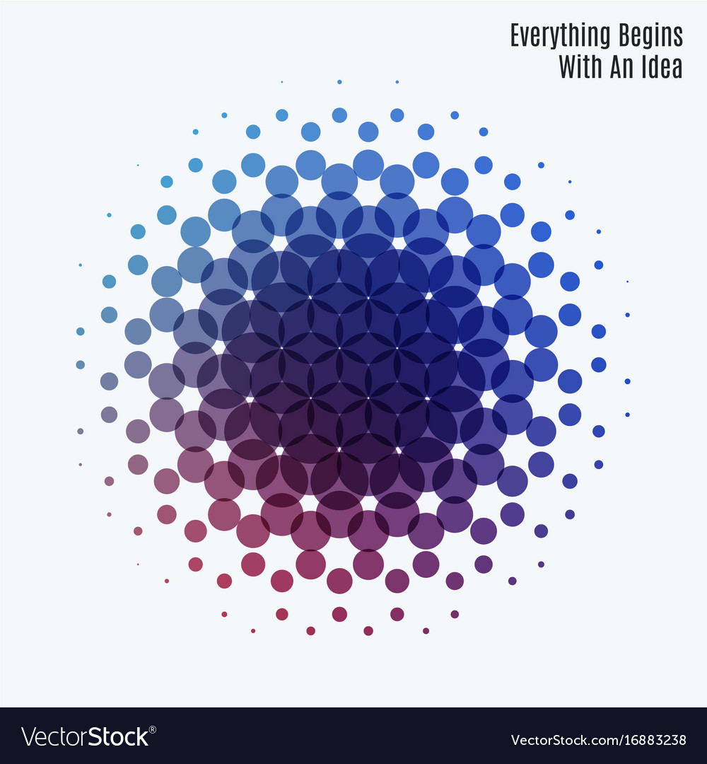 Abstract design round elements for graphic Vector Image