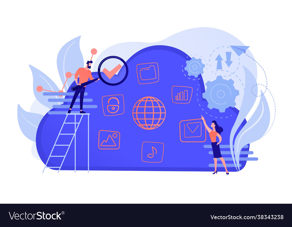 Big data concept Royalty Free Vector Image - VectorStock
