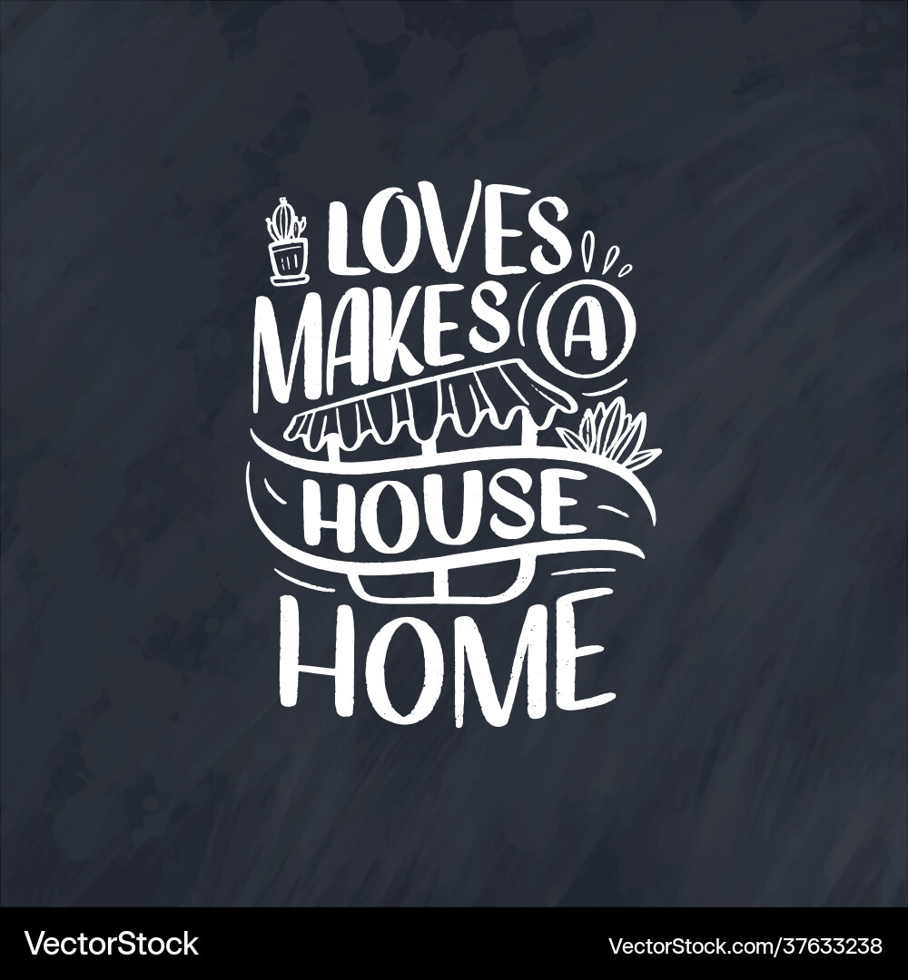 Hand drawn lettering quote in modern calligraphy Vector Image