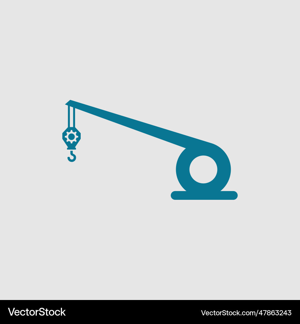Creative abstract modern pulley industry sign logo