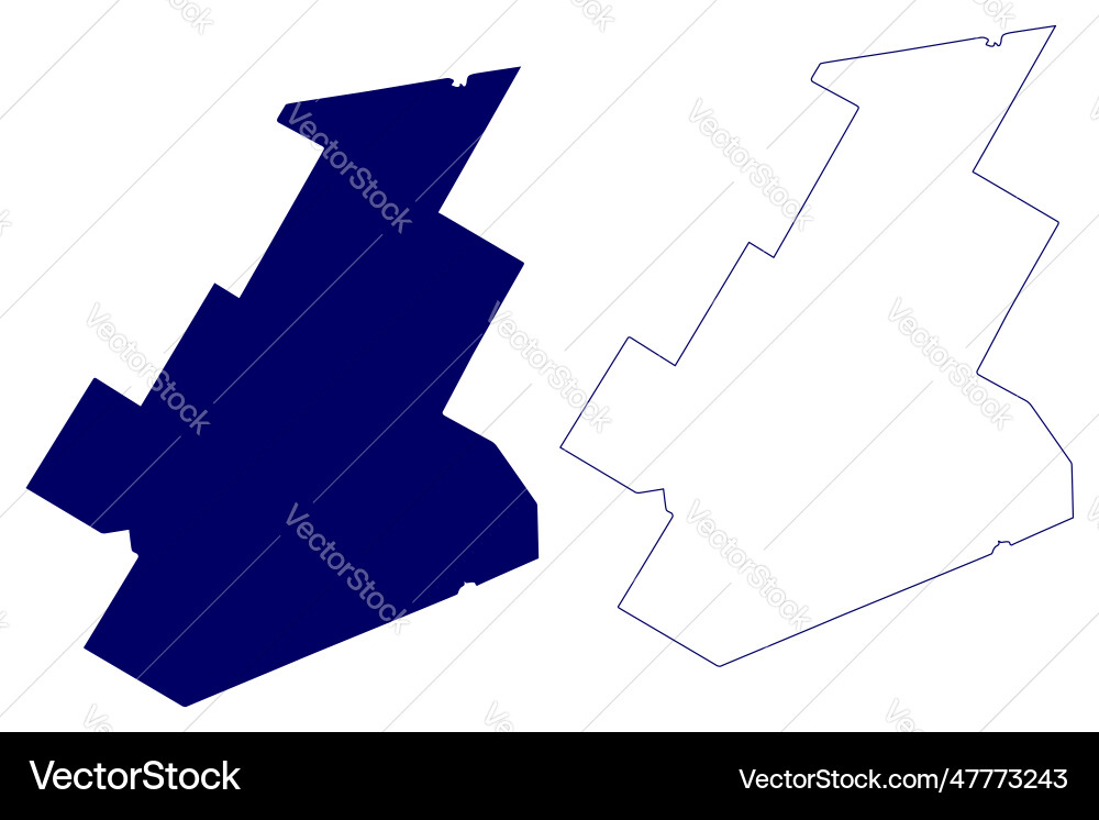 Perth county canada ontario province north Vector Image