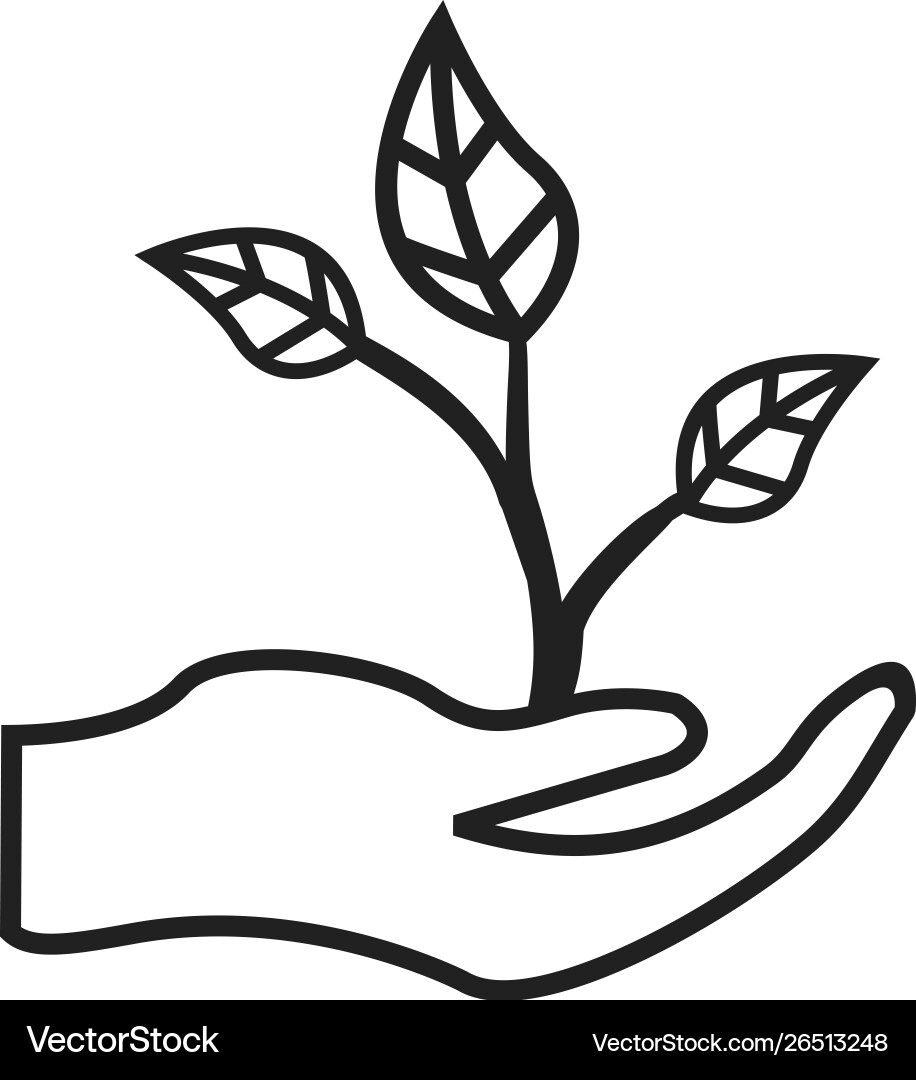 Business growth line black icon Royalty Free Vector Image