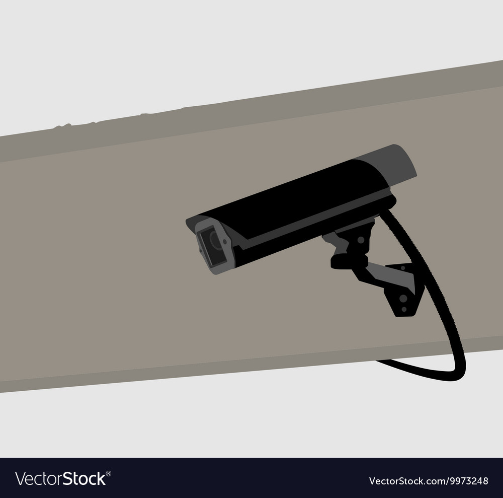 Cctv camera Royalty Free Vector Image - VectorStock