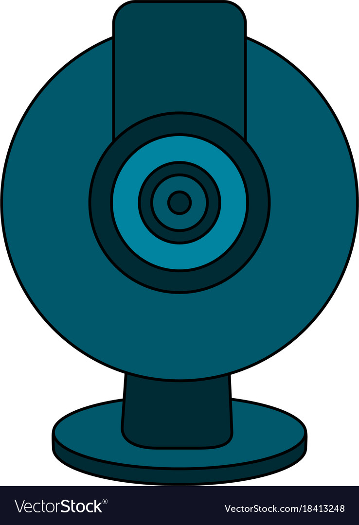 Webcam pc technology Royalty Free Vector Image