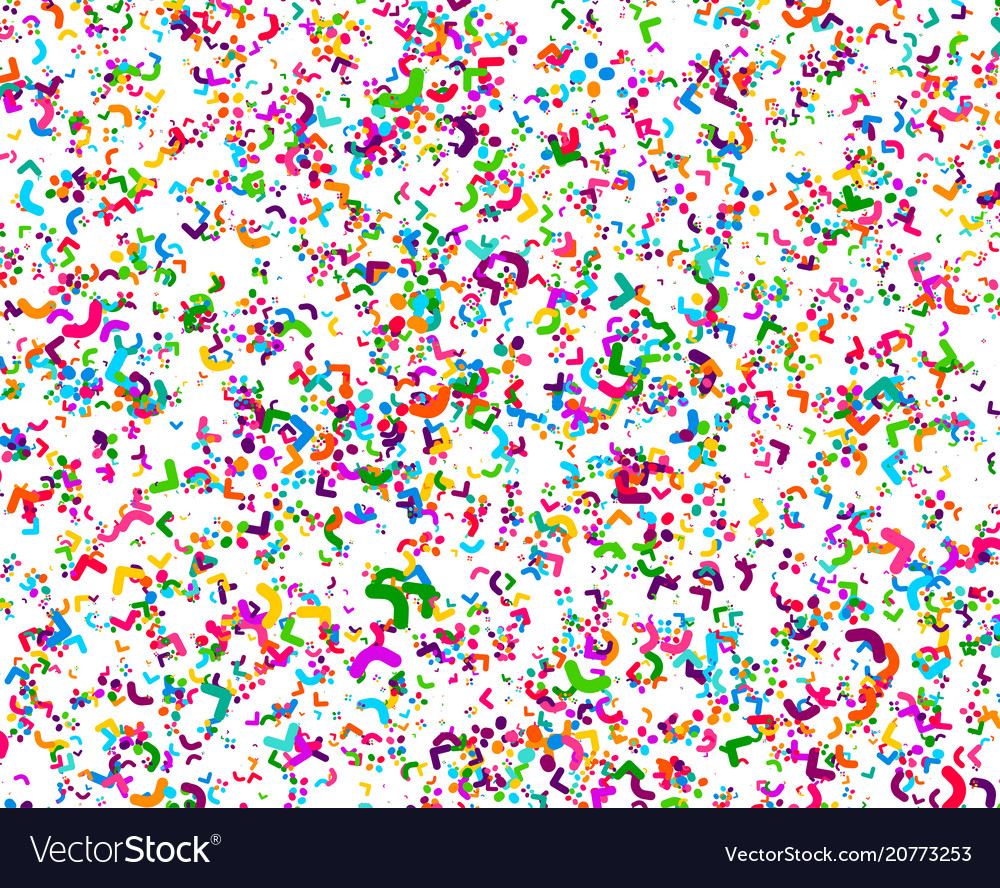Abstract geometric pattern colored shapes Vector Image