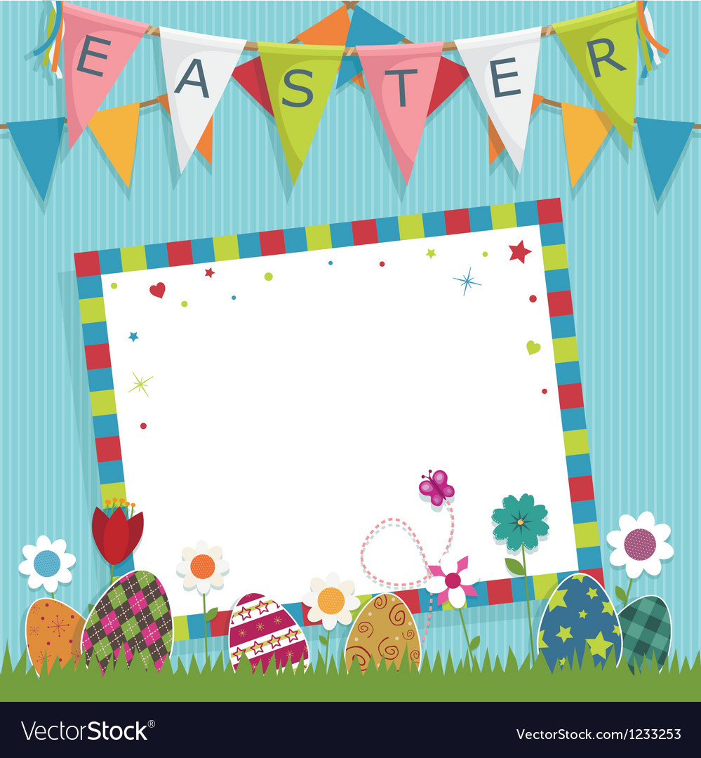 Easter card Royalty Free Vector Image - VectorStock