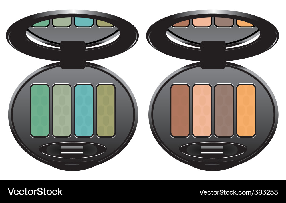 Eye shadows Royalty Free Vector Image - VectorStock