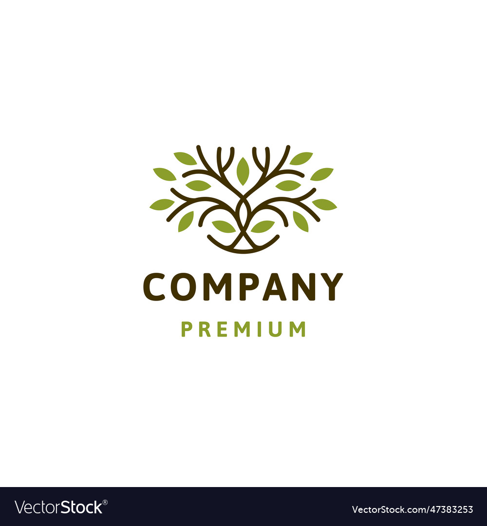 Tree logo Royalty Free Vector Image - VectorStock