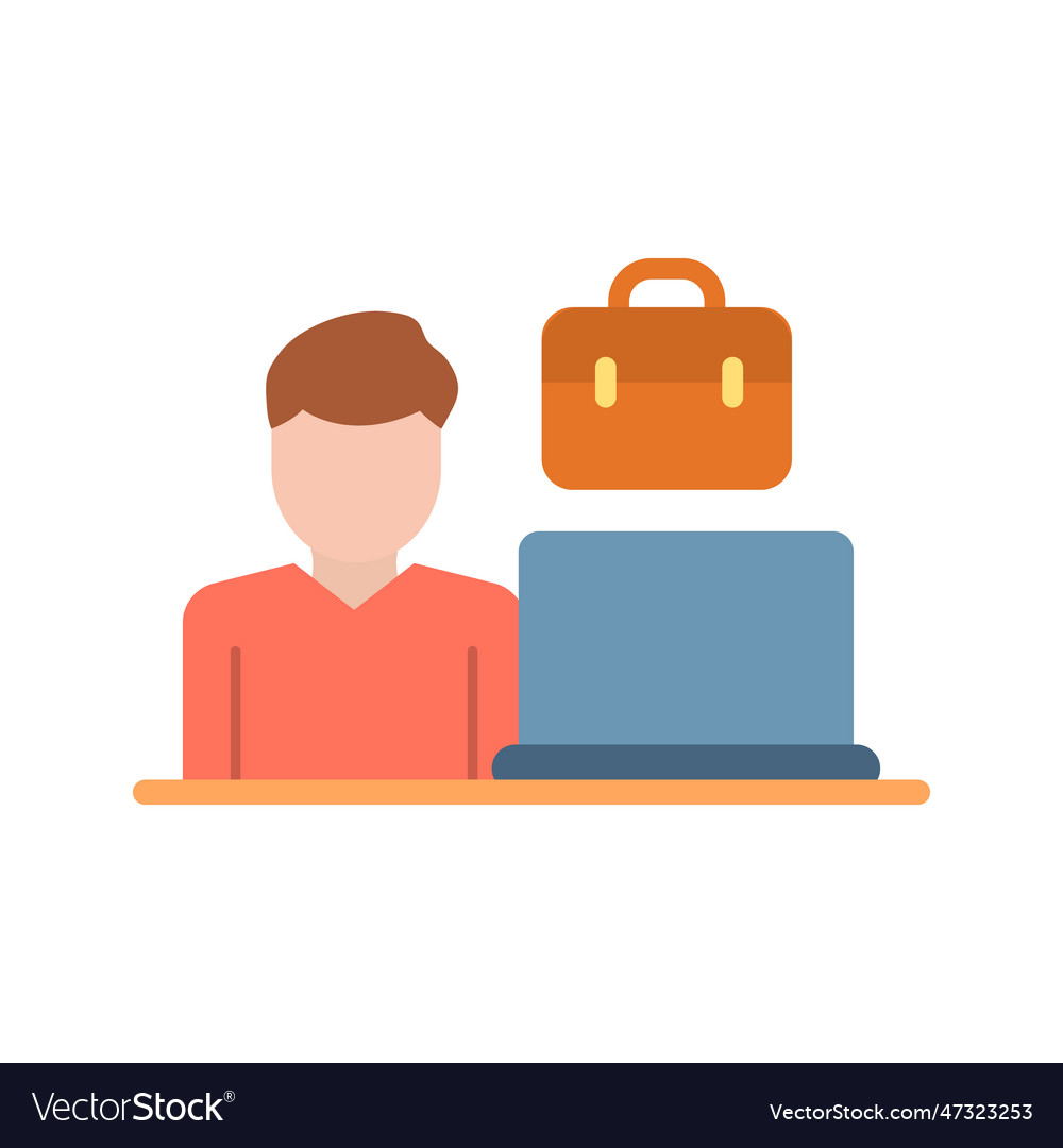 Work icon image Royalty Free Vector Image - VectorStock