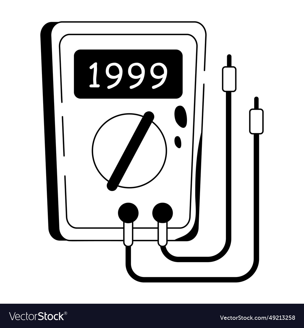 Multimeter Royalty Free Vector Image - VectorStock