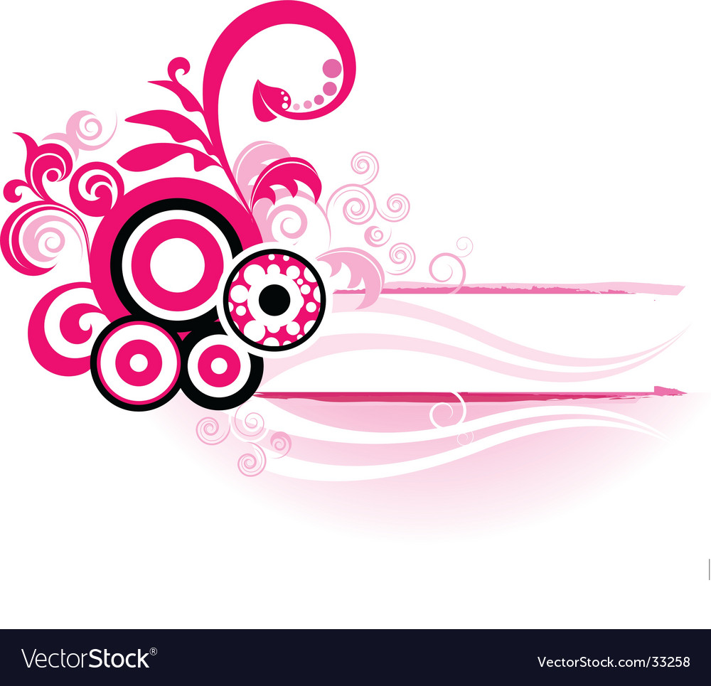Pink background Royalty Free Vector Image - VectorStock