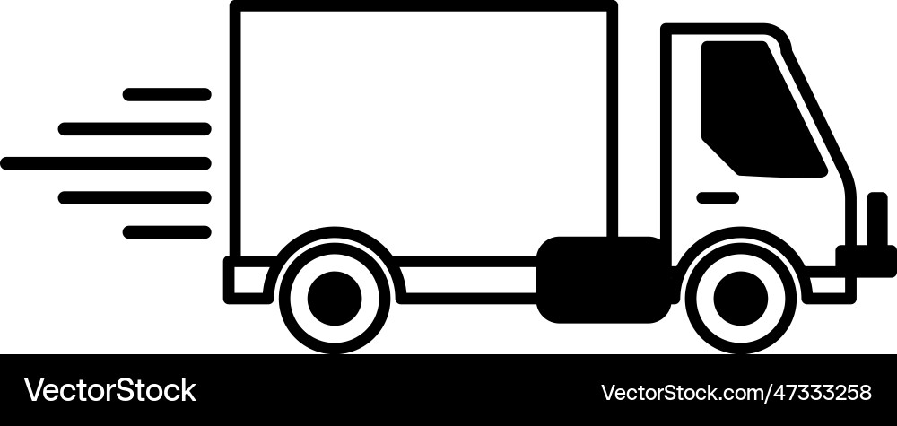 Truck icon design template isolated Royalty Free Vector
