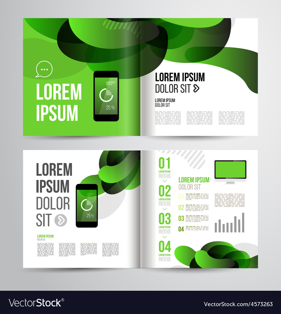 Brochure design Royalty Free Vector Image - VectorStock