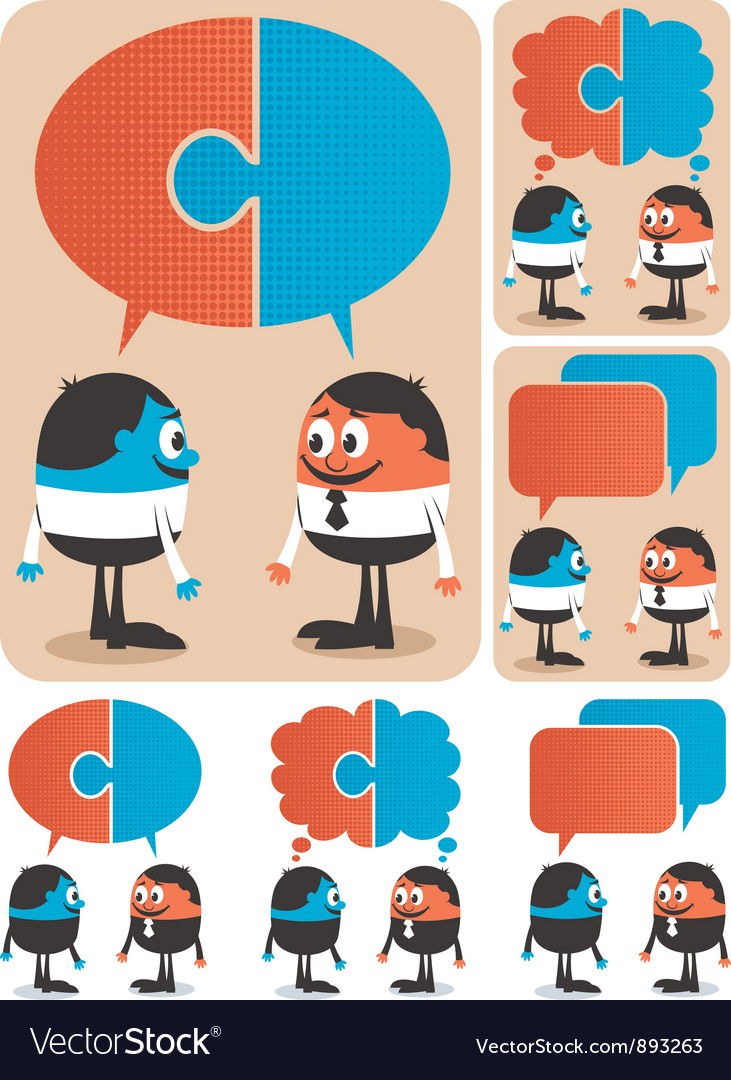 Cooperation Royalty Free Vector Image - VectorStock