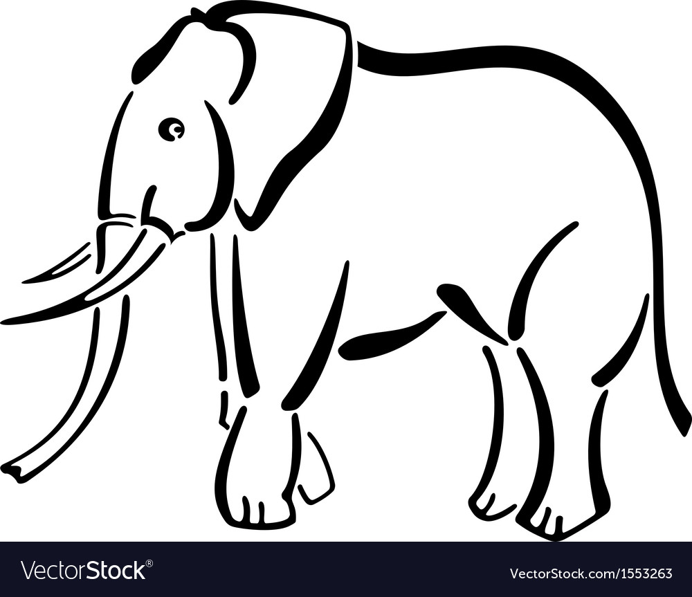 Elephant Royalty Free Vector Image - VectorStock