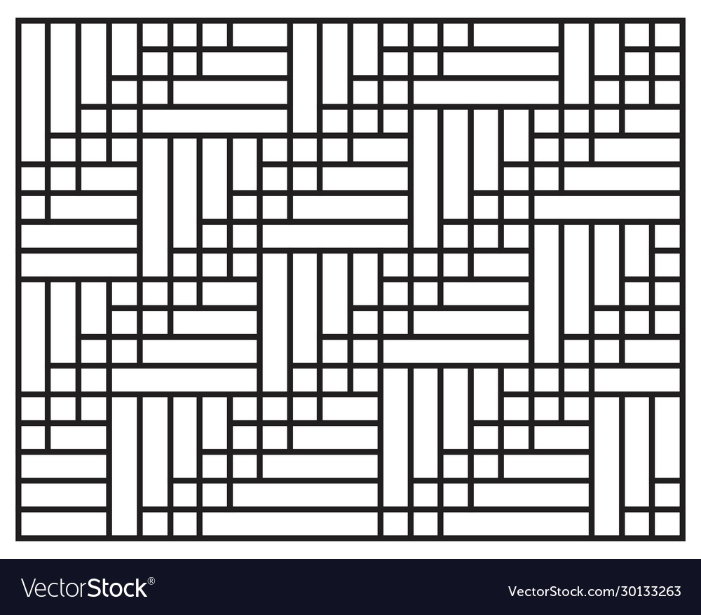 Line brick decorative pattern background 7 Vector Image
