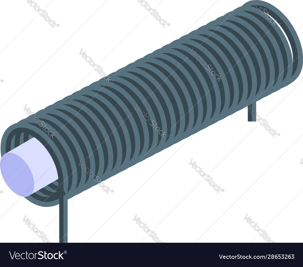 Magnetic spring icon isometric style Royalty Free Vector Magnetic spring icon isometric style Royalty Free Vector