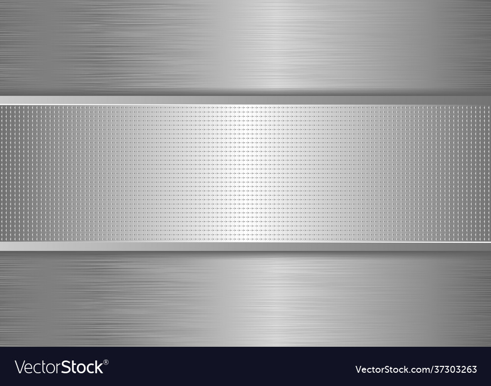 Metallic background Royalty Free Vector Image - VectorStock