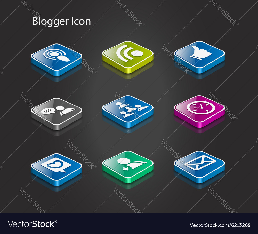 Network icon set Royalty Free Vector Image - VectorStock