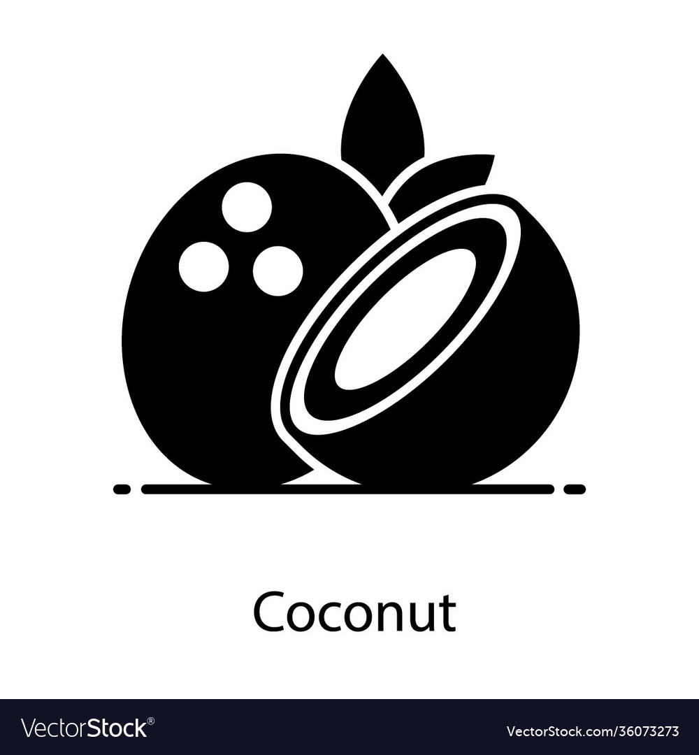 Coconut Royalty Free Vector Image - VectorStock