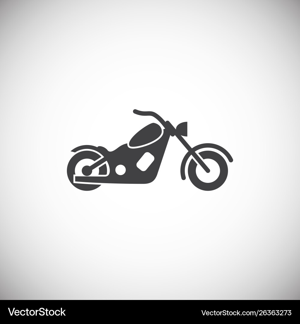 Moto related icon on background for graphic Vector Image