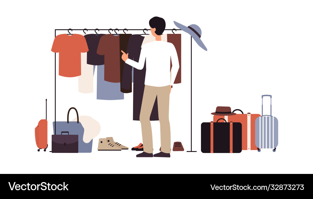 Second hand shop or flea market scene cartoon flat