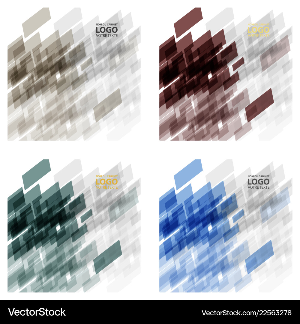 Colorful geometric background simple shapes Vector Image