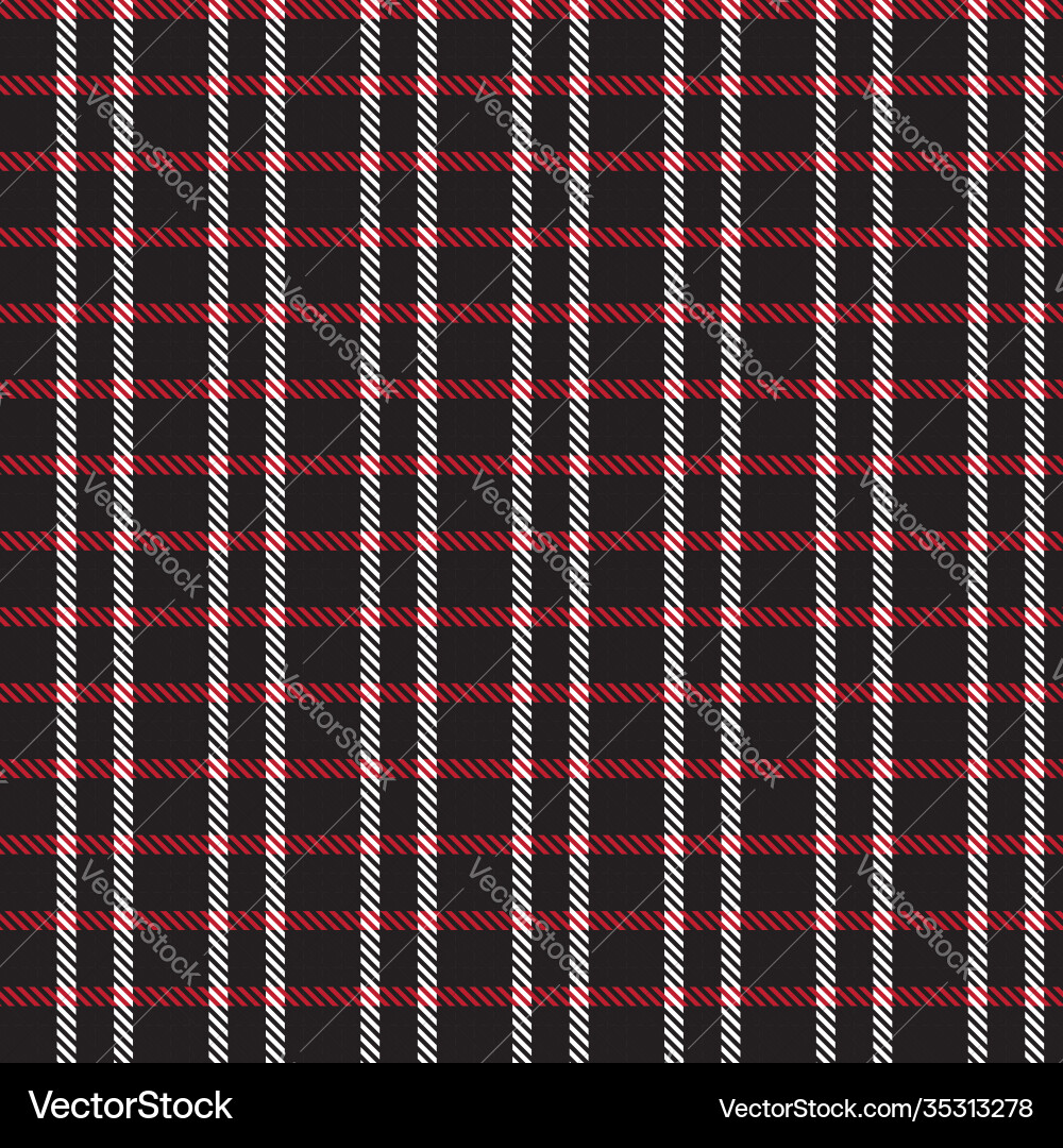 Red asymmetric plaid textured seamless pattern Vector Image