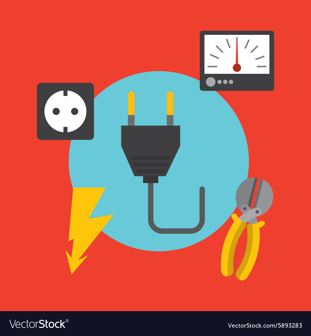 Electrical concept Royalty Free Vector Image - VectorStock