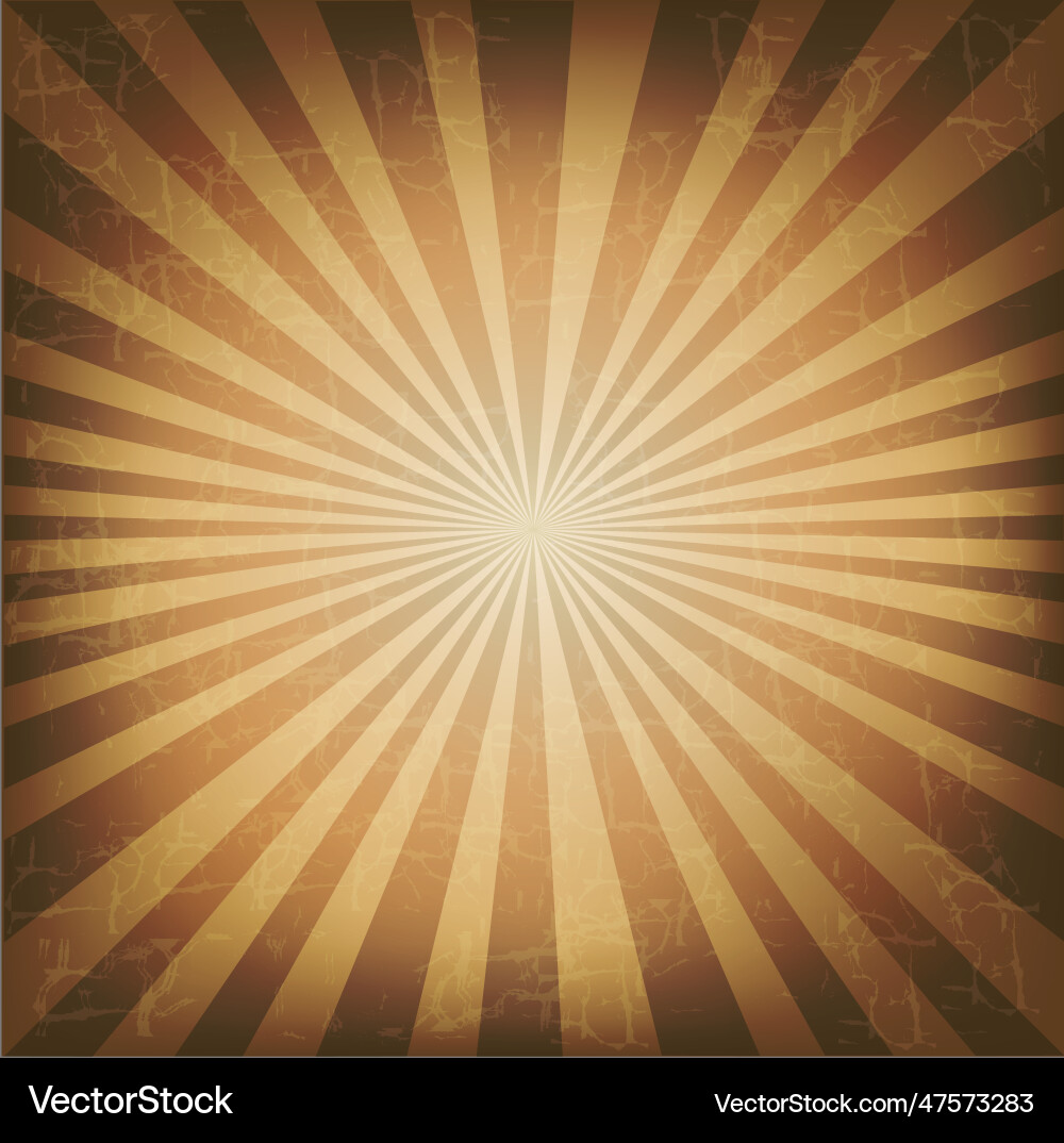Retro sunburst dark poster vintage Royalty Free Vector Image