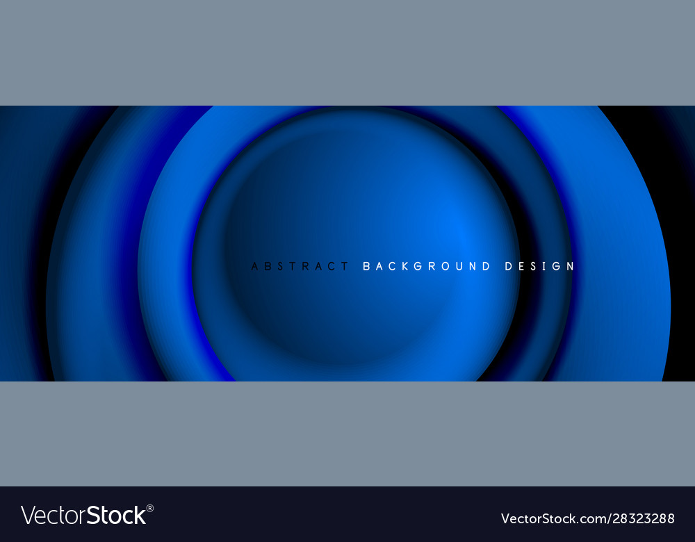 3d style abstract swirl circles modern Royalty Free Vector