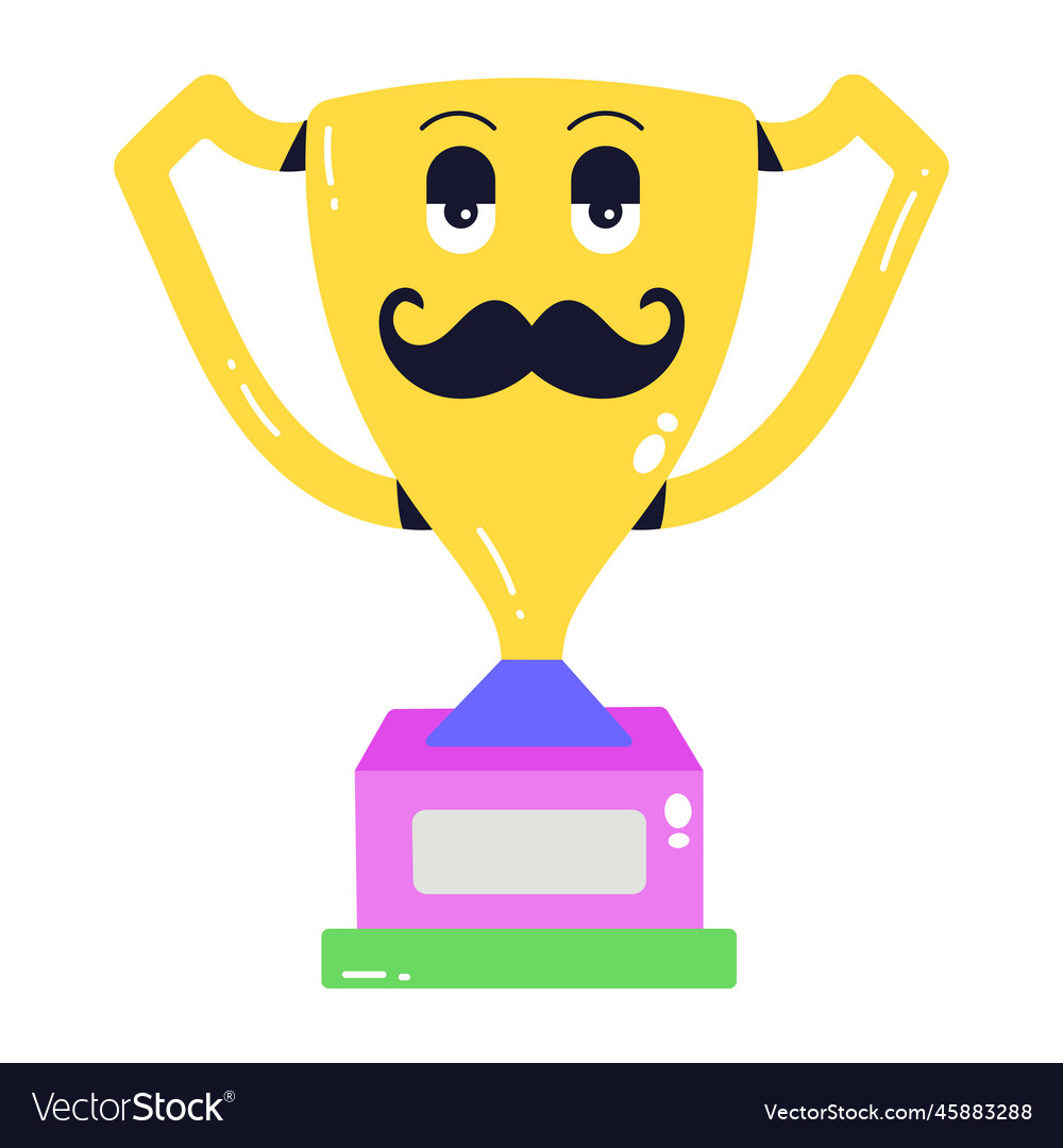 Dad trophy Royalty Free Vector Image - VectorStock