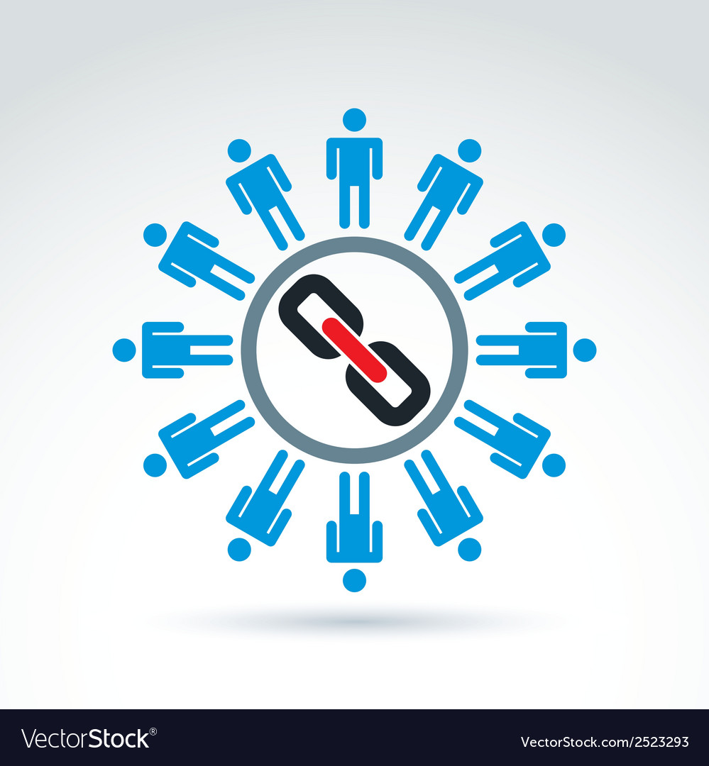 Icon networking Royalty Free Vector Image - VectorStock