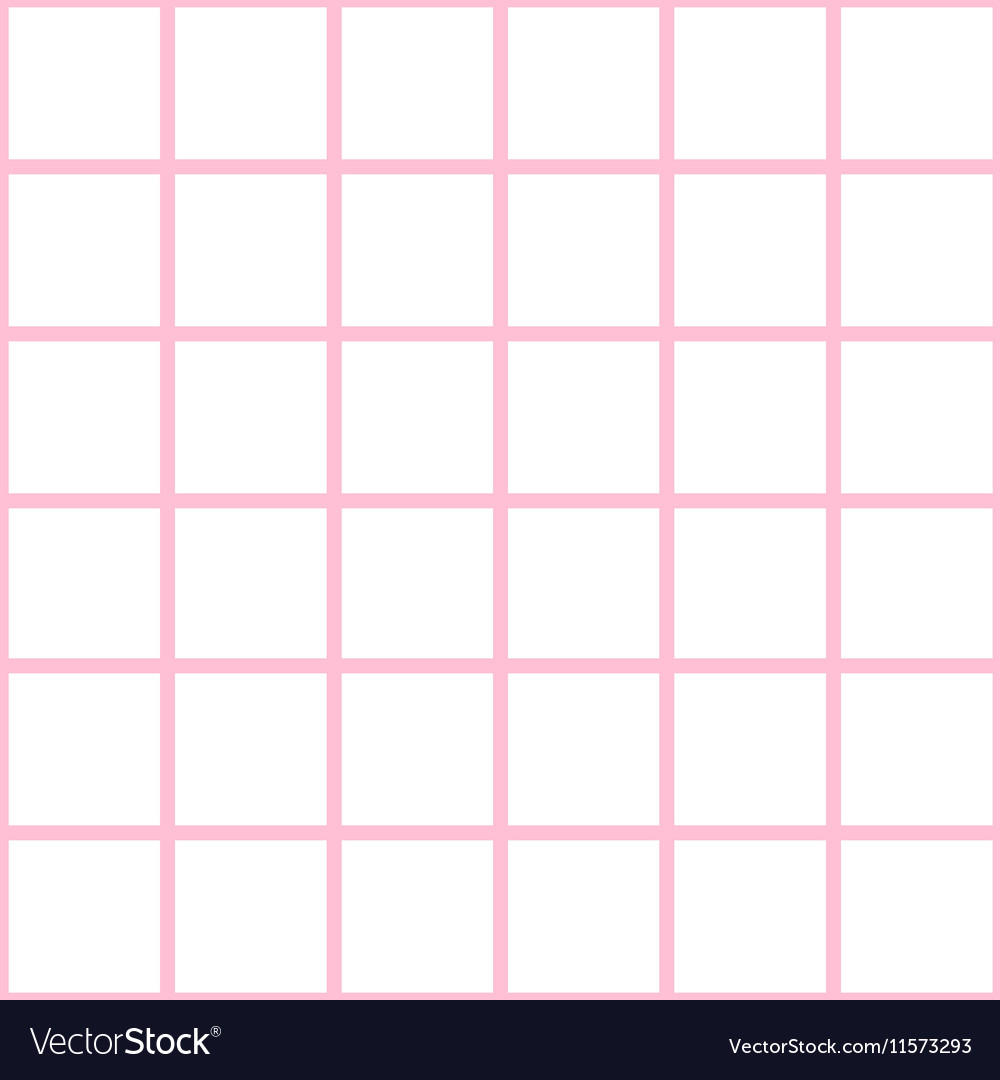 Pink white grid chess board background Royalty Free Vector
