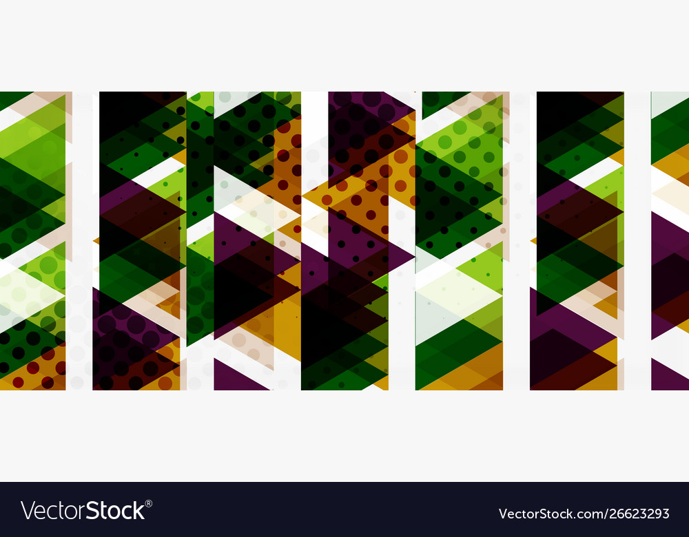 Triangle geometric abstract composition Royalty Free Vector