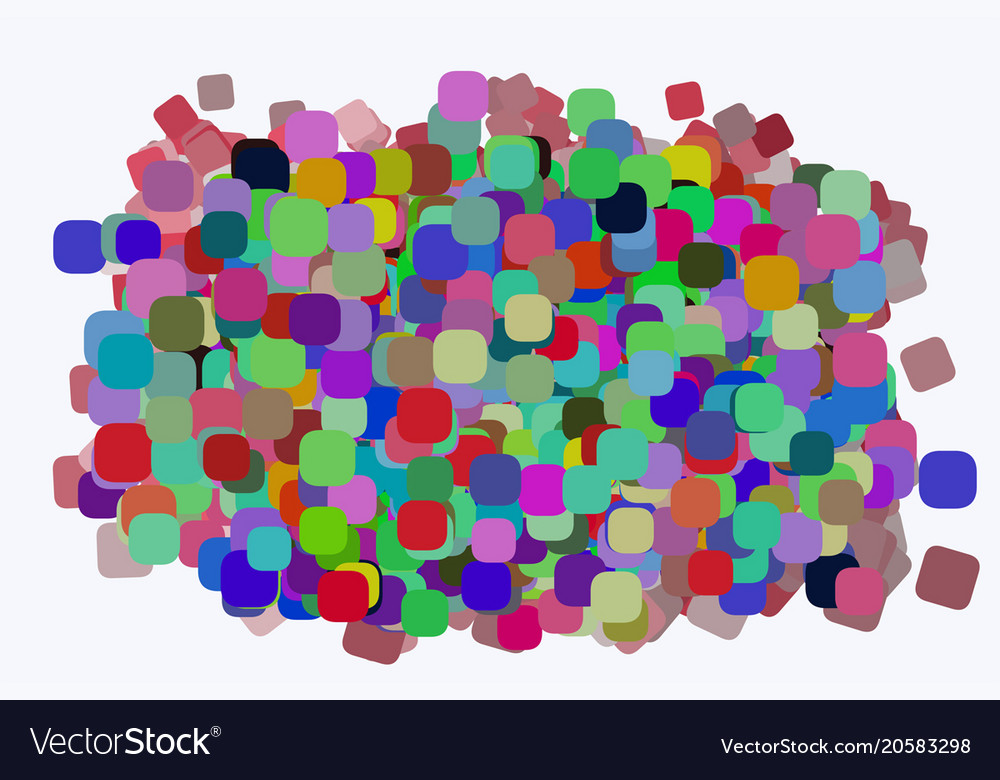 Abstract conceptual mixed pattern shape creative Vector Image