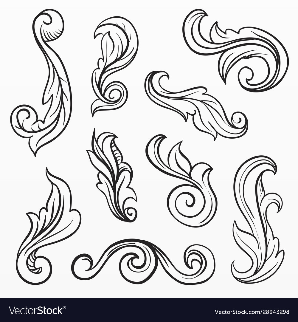 Border and frames set collection Royalty Free Vector Image