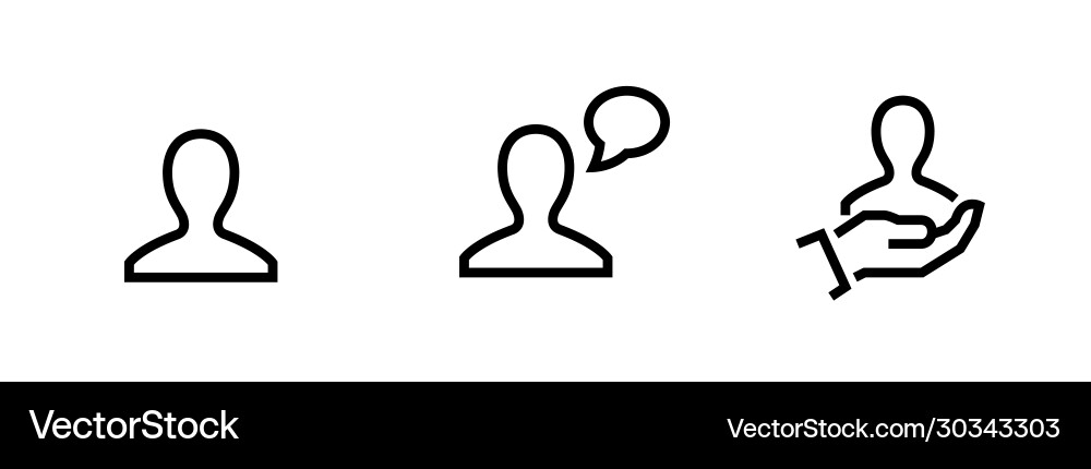 Set customer chat communication and care icons Vector Image