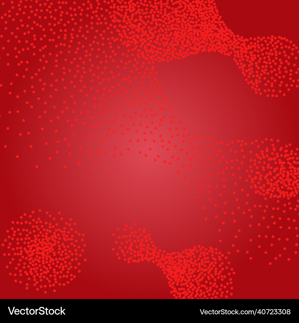 Dark red halftone christmas background scarlet Vector Image