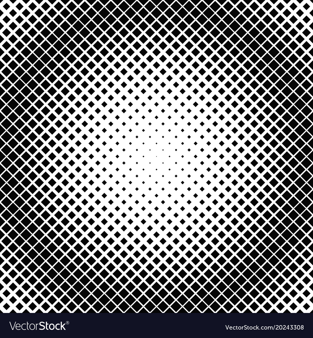 Geometrical halftone diagonal square pattern Vector Image